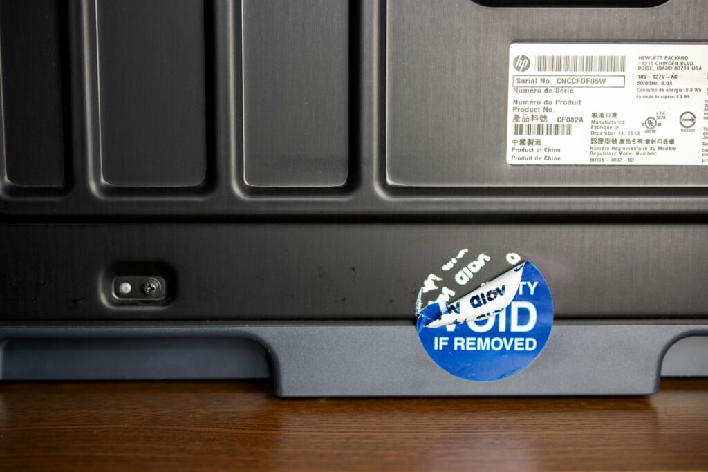 Tamper Evident Labels - Print Source Graphics