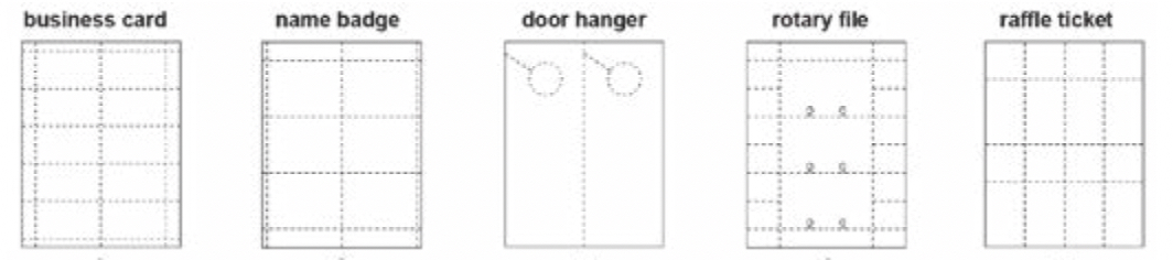 Laser Card Sheets - Print Source Graphics